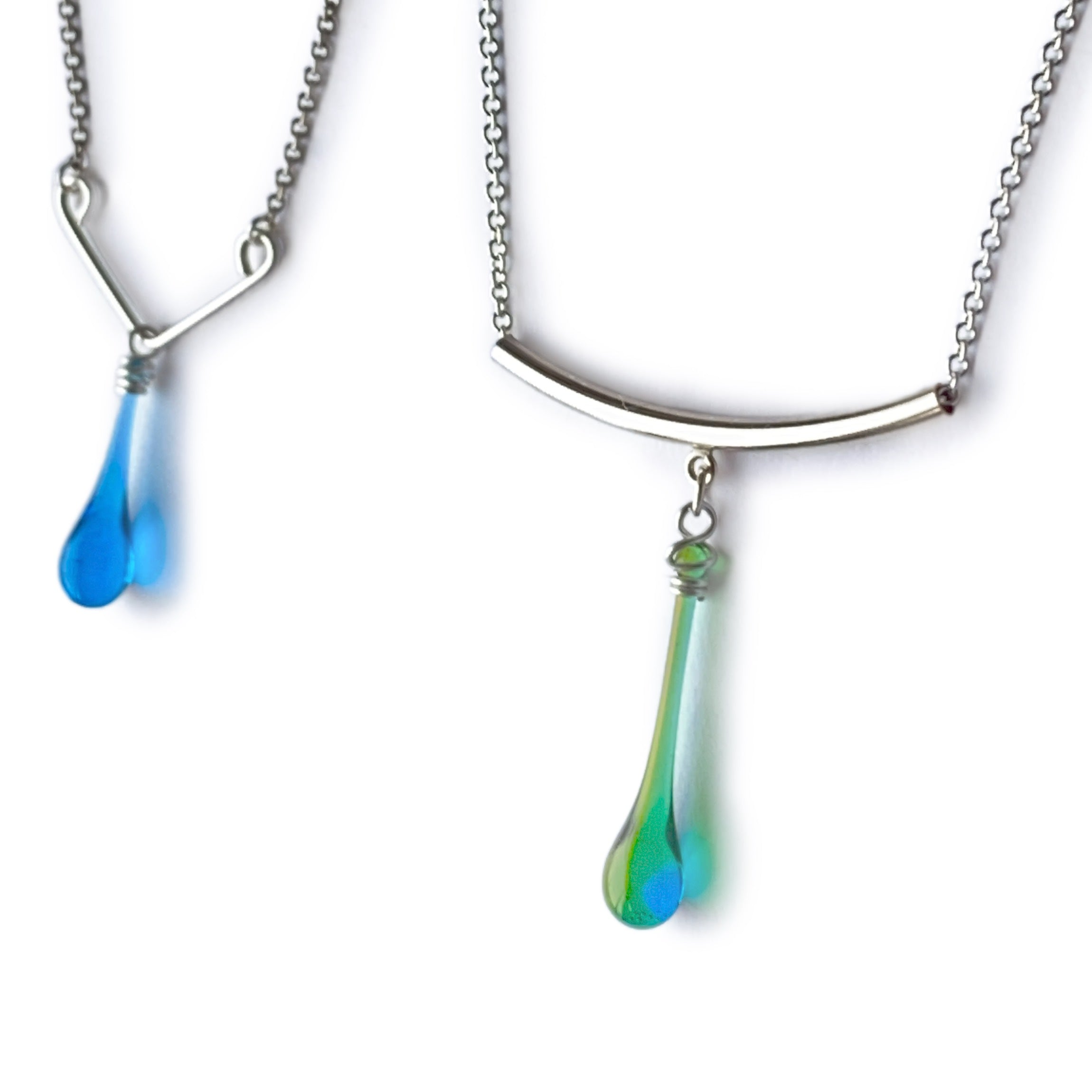 Glass earrings and more by Sundrop Jewelry: Sun-Melted Glass Jewelry