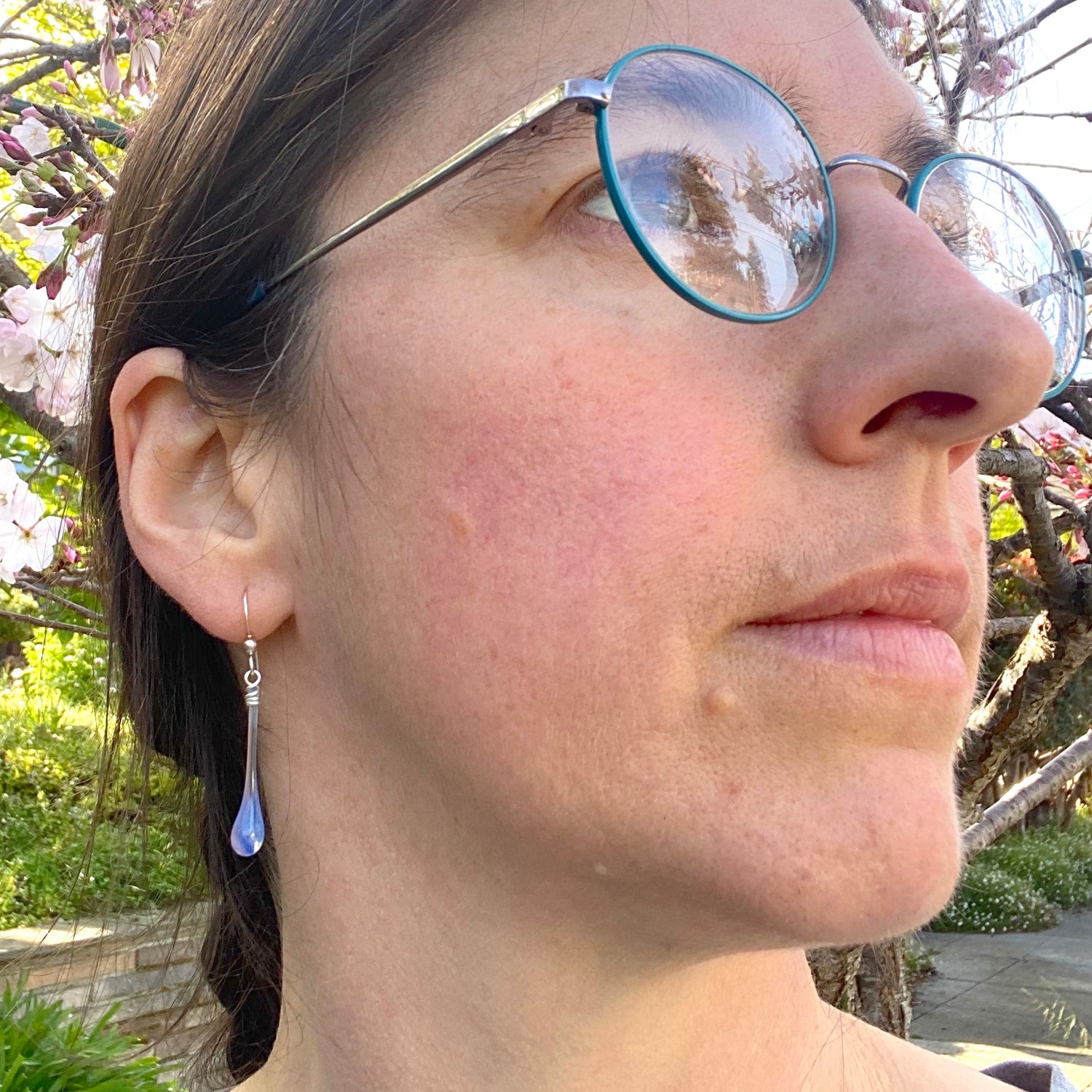 Glass earrings and more by Sundrop Jewelry: Sun-Melted Glass Jewelry